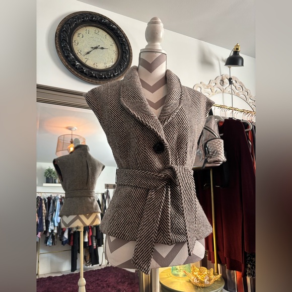 Millard Fillmore | Jackets & Coats | Willard Fillmore Herringbone Vest ...